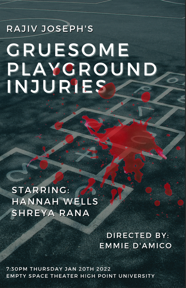 “Gruesome Playground Injuries” by Rajiv Joeseph – Emmie D'Amico